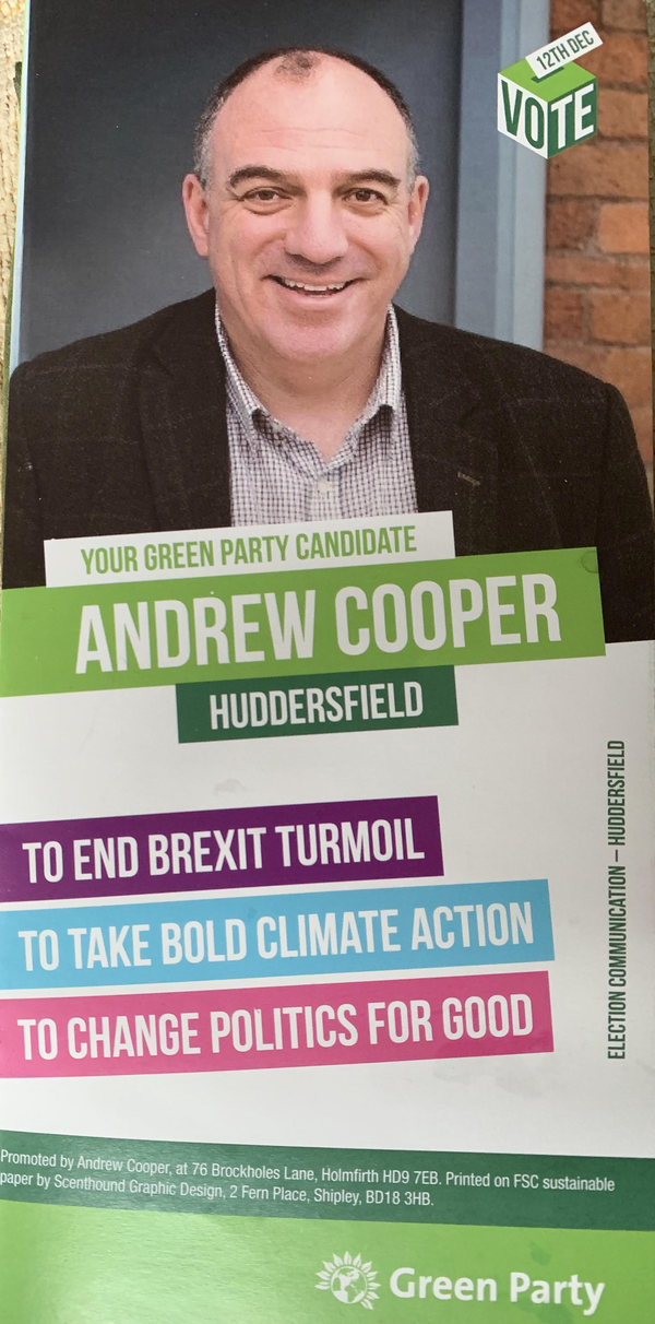 Green Party leaflet | ElectionLeaflets.org