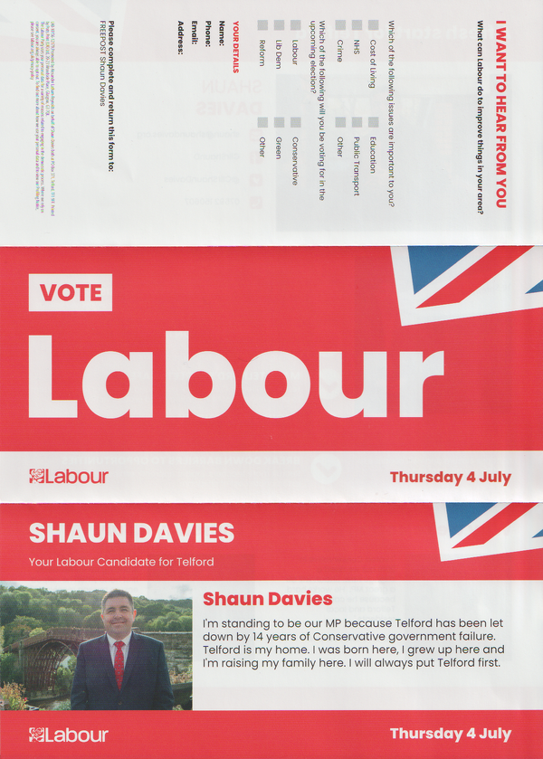 Labour Party leaflet | ElectionLeaflets.org