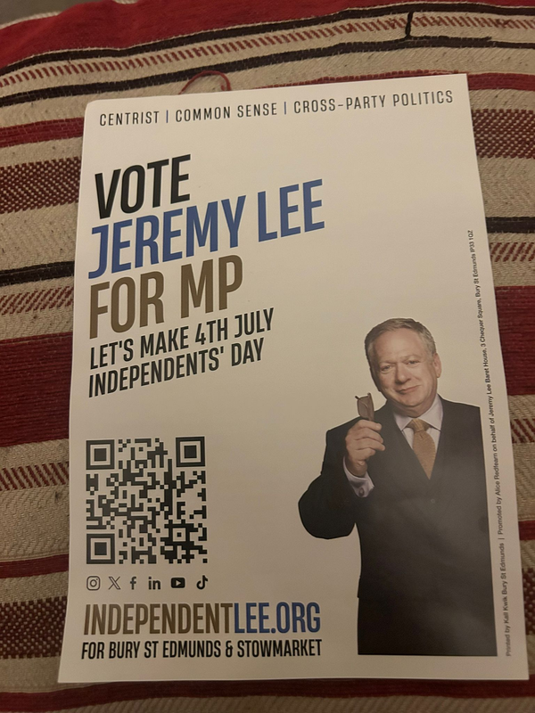 Independent leaflet | ElectionLeaflets.org
