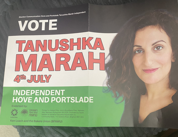 Independent leaflet | ElectionLeaflets.org