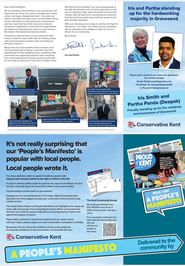 Conservative and Unionist Party leaflet | ElectionLeaflets.org