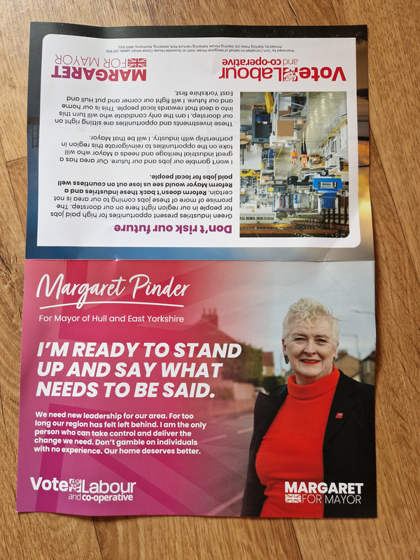 Labour Party leaflet | ElectionLeaflets.org