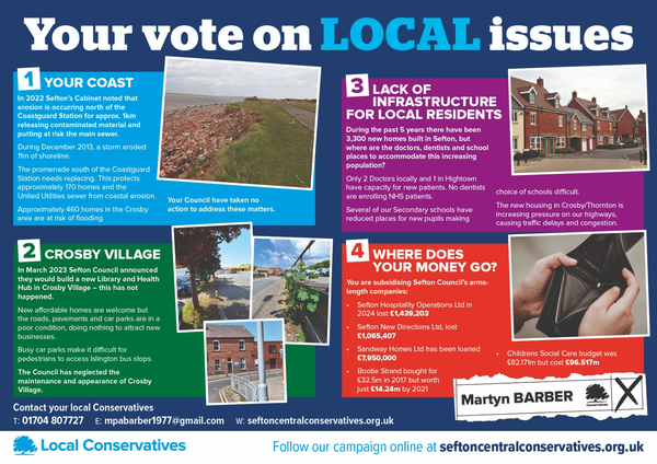 Conservative and Unionist Party leaflet | ElectionLeaflets.org
