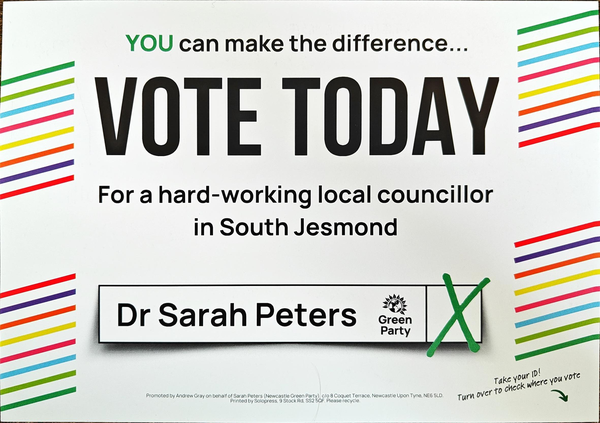 Green Party leaflet | ElectionLeaflets.org