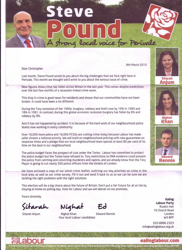 Steve Pound | ElectionLeaflets.org