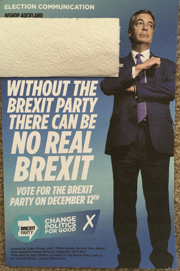 The Brexit Party leaflet | ElectionLeaflets.org