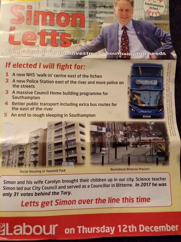 Labour Party leaflet | ElectionLeaflets.org