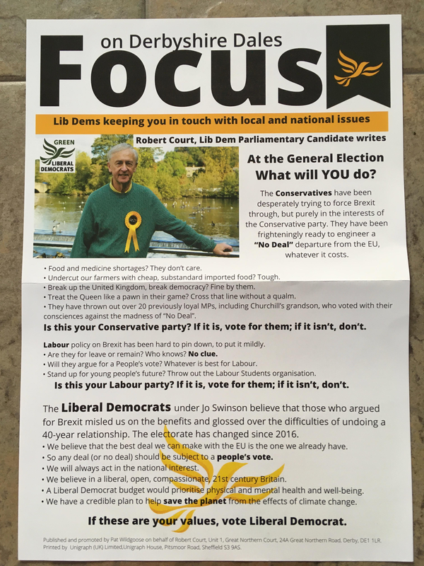 Liberal Democrats leaflet | ElectionLeaflets.org