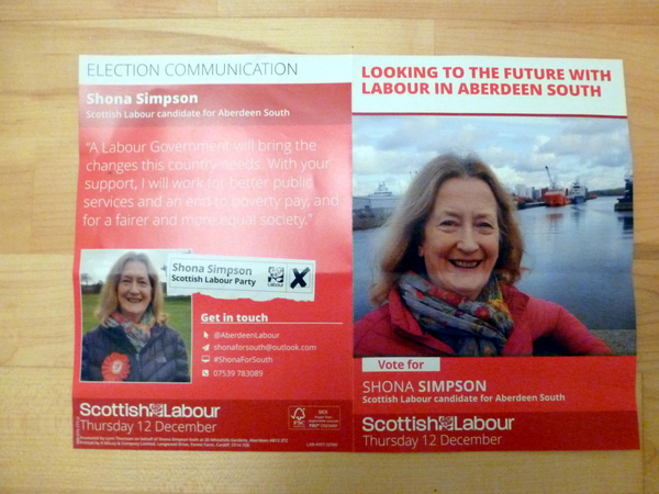 Labour Party leaflet | ElectionLeaflets.org