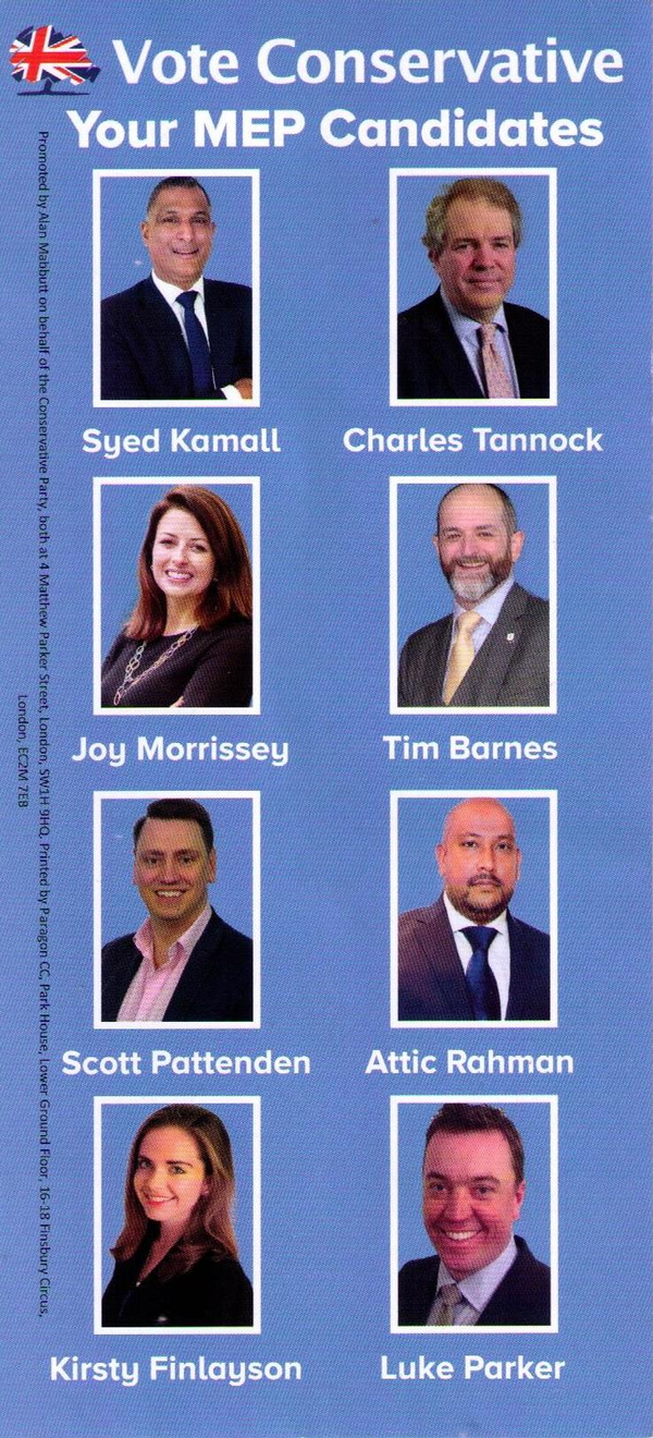 Conservative and Unionist Party leaflet | ElectionLeaflets.org